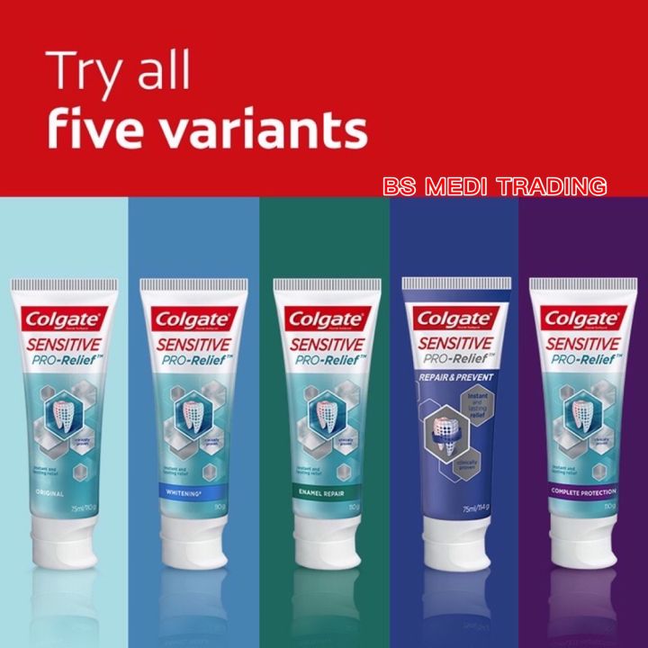 Colgate Sensitive Pro Relief Complete Protection Toothpaste 110g | Lazada