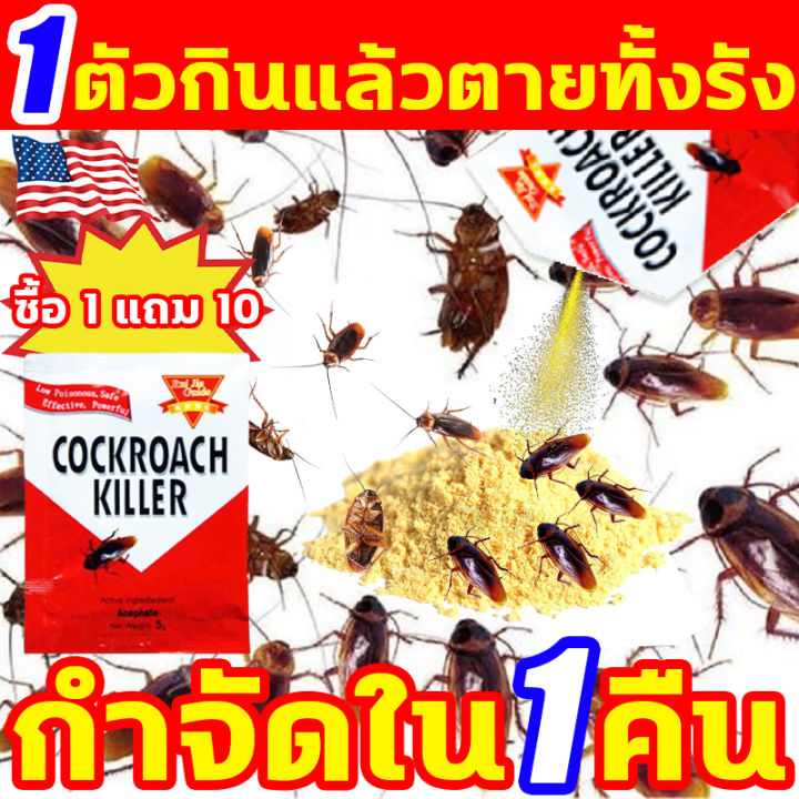 ไม่มีแมลงสาบภายใน 1000 ตารางเมตร ยาฆ่าแมลงสาบ COCKROACHES KILLER นำเข้า ...