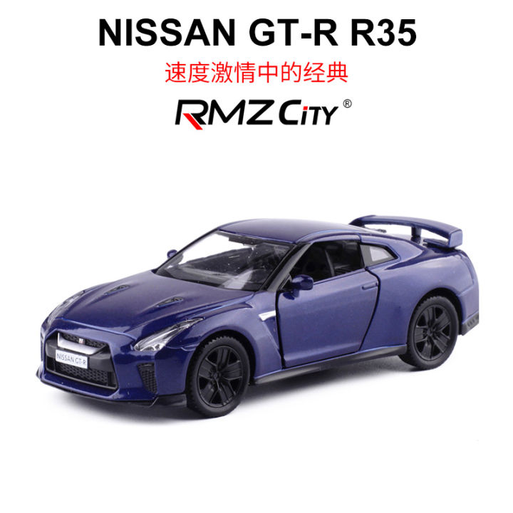 Simulation 5-Inch Car 1:36 Nissan GTR R35 Metal Warrior Alloy Car Model ...