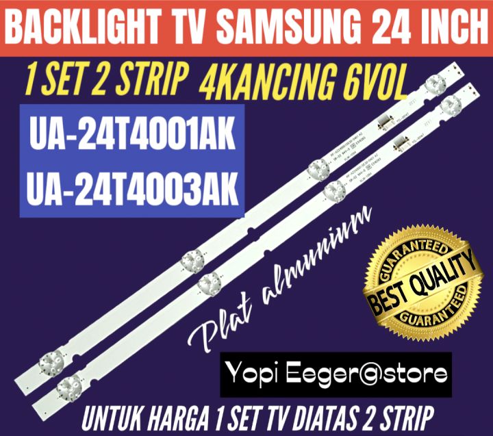 BACKLIGHT TV LCD LED SAMSUNG 24 INCH UA-24T4001AK- UA-24T4003AK ...