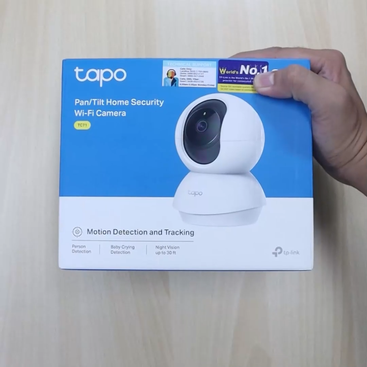 TP-Link Official Store | Tapo TC71 | 2K 3MP 360 Degrees Pan/Tilt Indoor WiFi IP Security Cctv ...