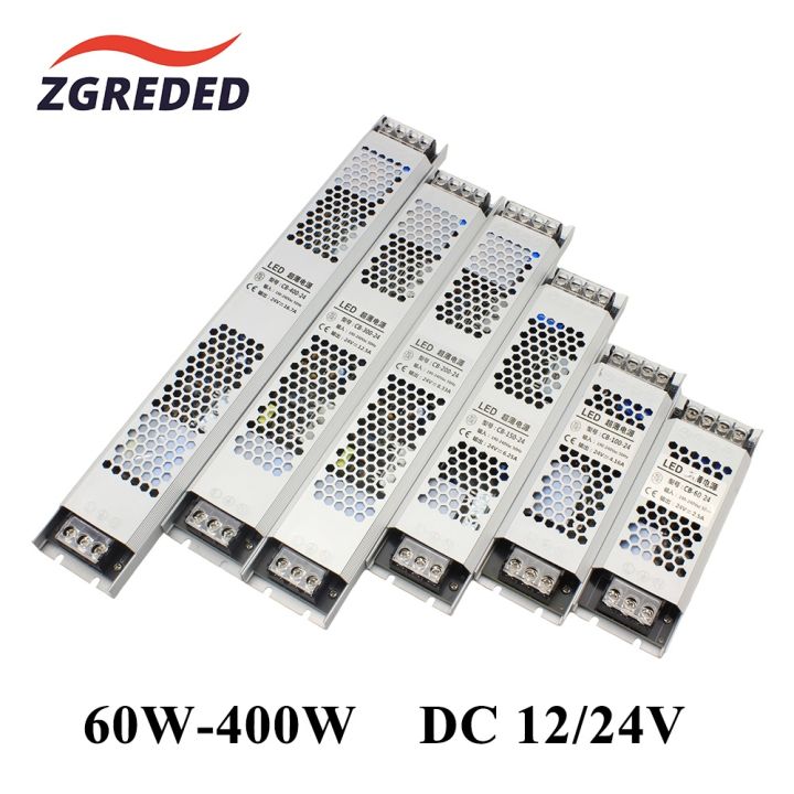 Switching LED Power Supply DC12V 24V Lighting Transformers 60W 100W 150W 200W 300W 400W Adapter ...