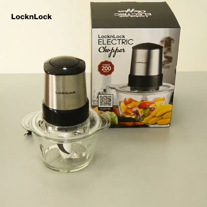 NEW CHOPPER LOCKNLOCK EJM164BLK Chopper Serbaguna Kapasitas 1,2 Liter ...