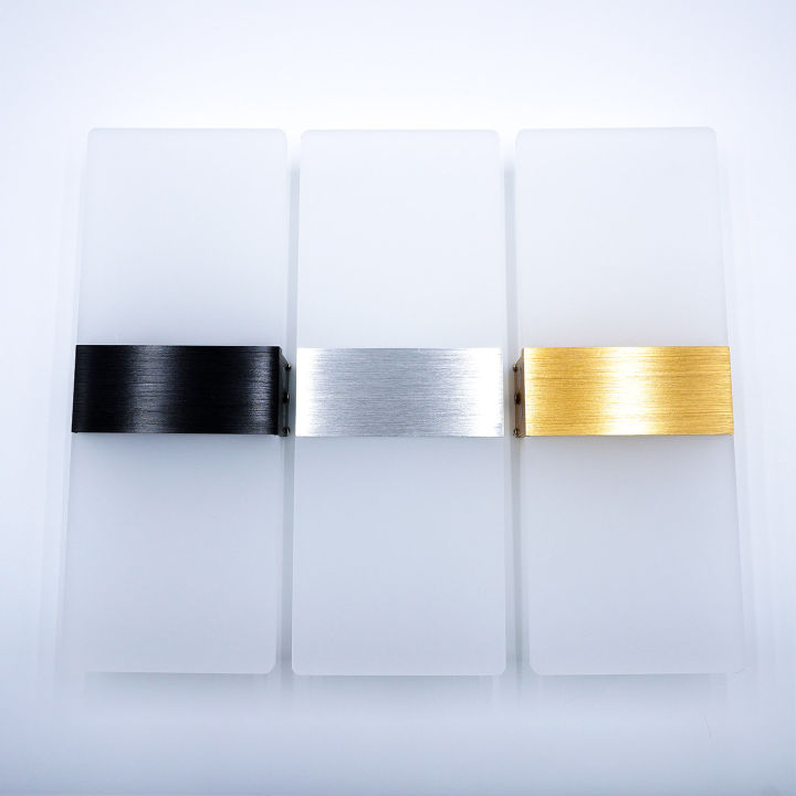 Modern LED Wall Lamp, 12W Indoor wall light Aluminum Acrylic Wall ...