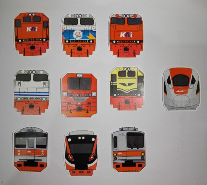 Stiker Lokomotif KRL Kereta Api | Lazada Indonesia