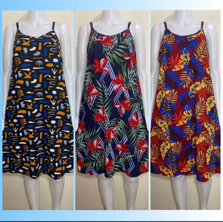 Spaghetti Duster/Dress, Pambahay, Pantulo, Floral Duster | Lazada PH