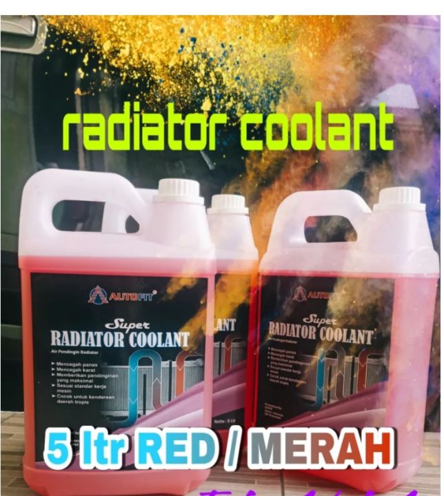 AIR RADIATOR COOLANT 5LITER AUTOFIT/CAIRAN PENDINGIN RADIATOR MOBIL ...