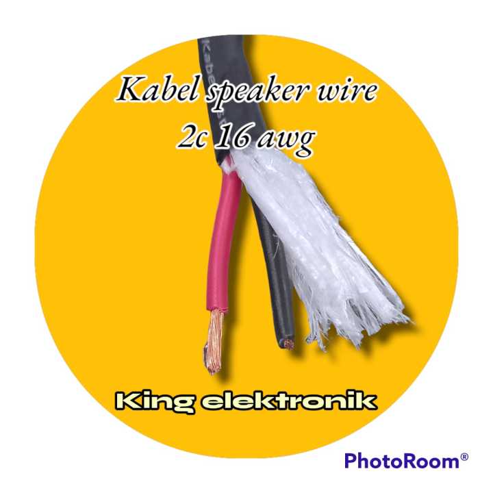 (PER 1METER) KABEL SPEAKER FEDERAL 2C 16AWG | Lazada Indonesia