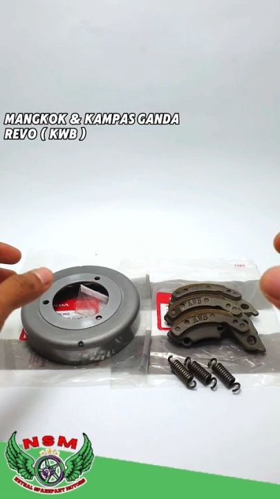 Paket 2 item kwb Kampas Ganda only + Mangkok Ganda Revo Absolute / Blade / Revo Abs / Revo 110 ...