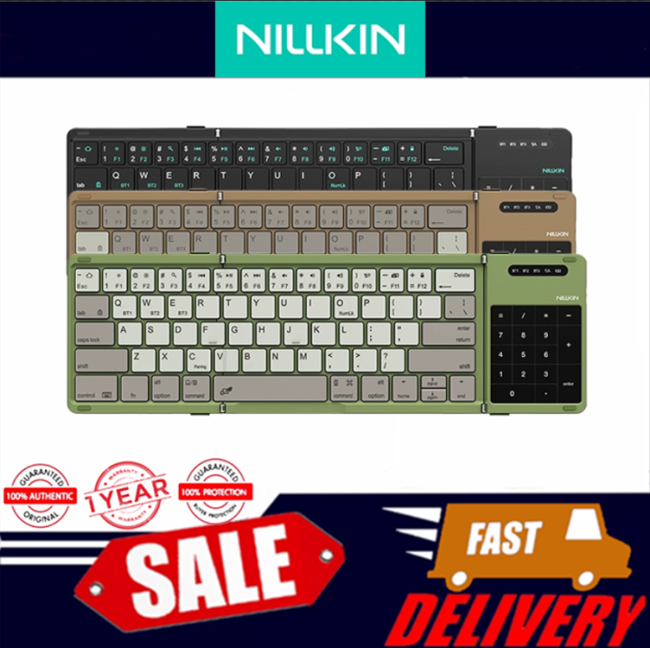 Nillkin small portable touch Bluetooth wireless folding keyboard ...