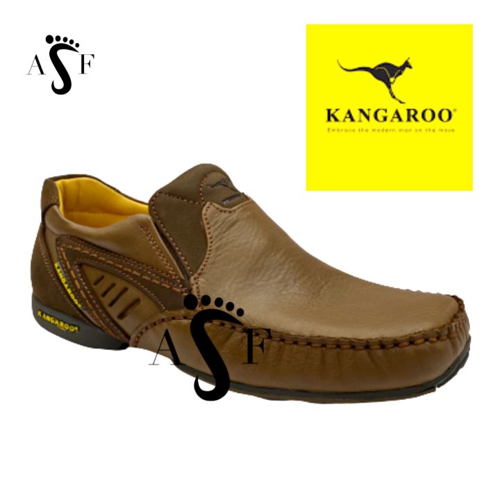 [READY STOCK ! ] ORIGINAL Full LEATHER KANGAROO loafer Shoes Slip On ...