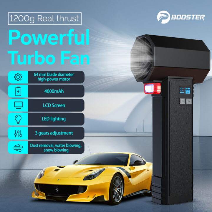 Booster Rechargeable Violent Turbofan Handheld Jet Fan High-Speed ...