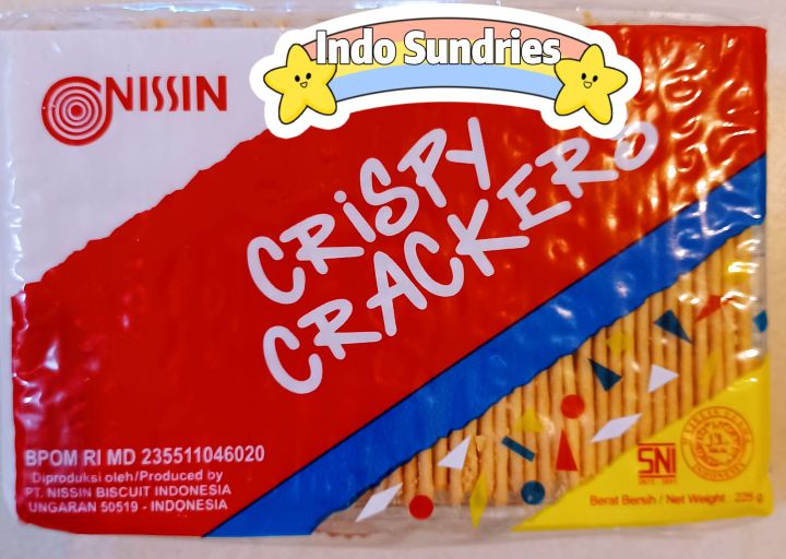 Nissin Crispy Crackers Indonesia @ Biskut Keju @ 起司饼干 225g | Lazada Nissin Crispy Crackers Indonesia @ Biskut Keju @ 起司饼干 225g | Lazada