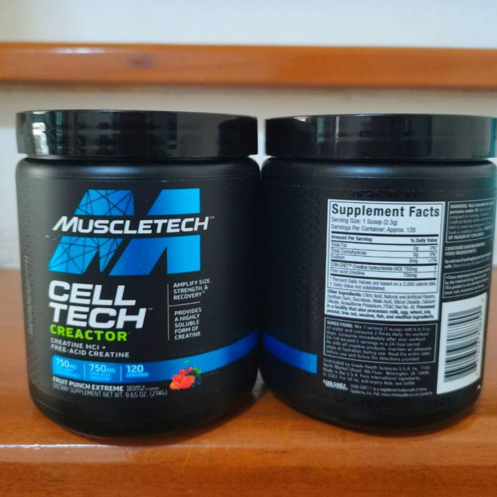 🎈Muscletech cell tech creactor แพคแกจใหม่ (120 serving /1กป) | Lazada.co.th