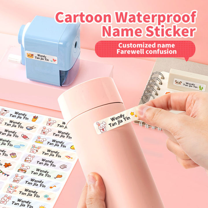 Wephoto Custom Stickers With Name To Mark Objects Mini Personalized Custom Multi Use Labels Lazada