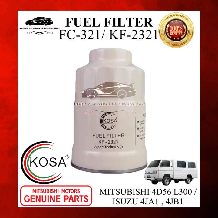 FUEL FILTER VIC FC-321 FOR MITSUBISHI L300 4D56 / ISUZU 4JA1 , 4JB1 ...