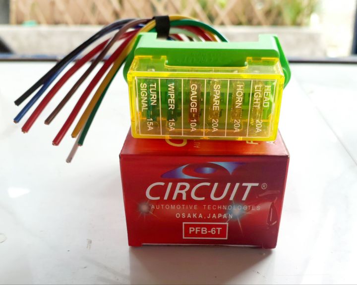 FUSE BOX PLUG-IN TYPE CIRCUIT BRAND PFB-6T | Lazada PH