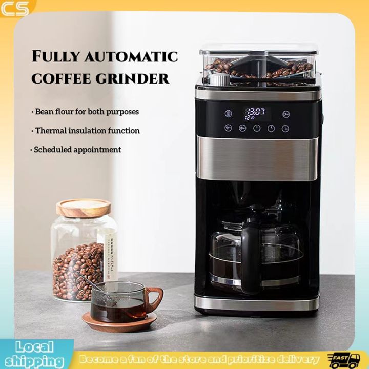 Smart Coffee Machine LED Display Automatic Coffee Maker American Drip ...