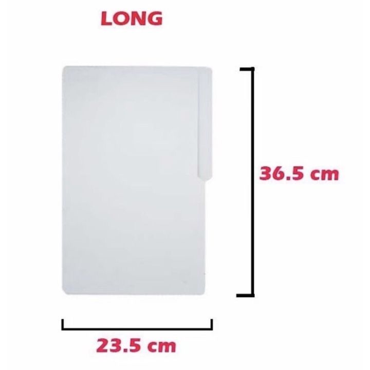 Long/Short white folder 12pcs | Lazada PH