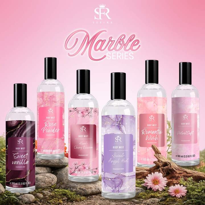 SEFIRE Body mist Parfum | Marble Series Parfum Wanita – Tahan Lama ...
