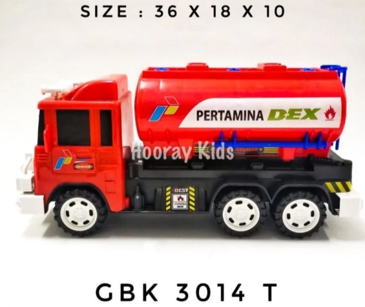 mainan anak mobil truk tangki pertamina | Lazada Indonesia