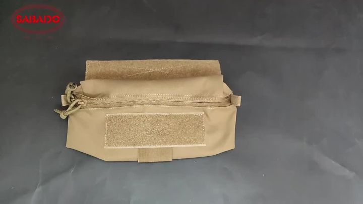 2024ยุทธวิธี Fanny Pack Dump Drop Dangler กระเป๋าซิปคู่ IFAK EDC เก็บ ...