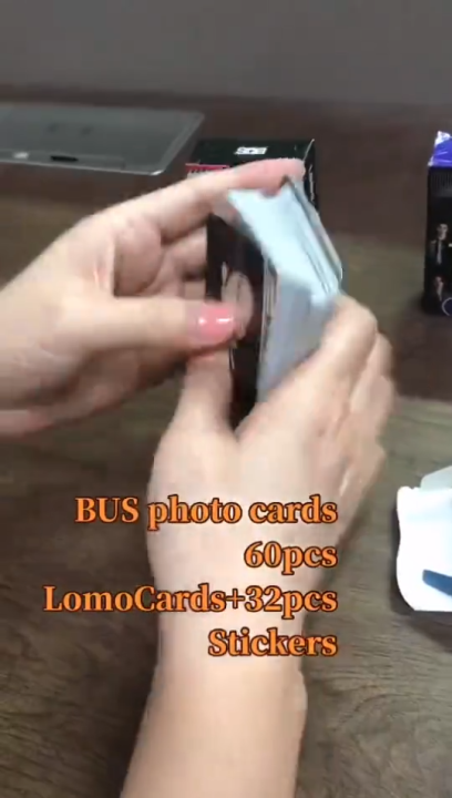 124ชิ้น การ์ด bus Photocards เพราะคุณฉันส่องแสง การ์ดวงบัส 2025 การ์ด ...