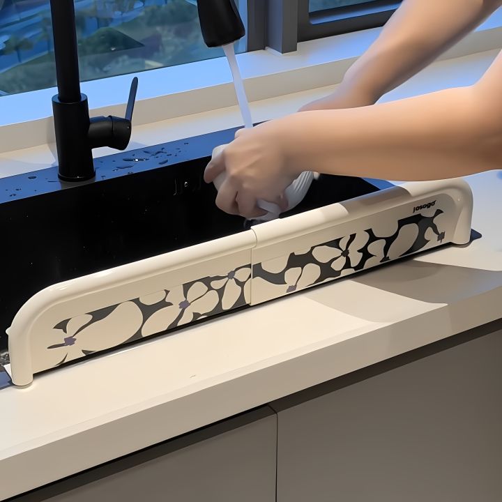 Kitchen Sink Water Barrier Flower Shaped Drain Storage Board Multi ...