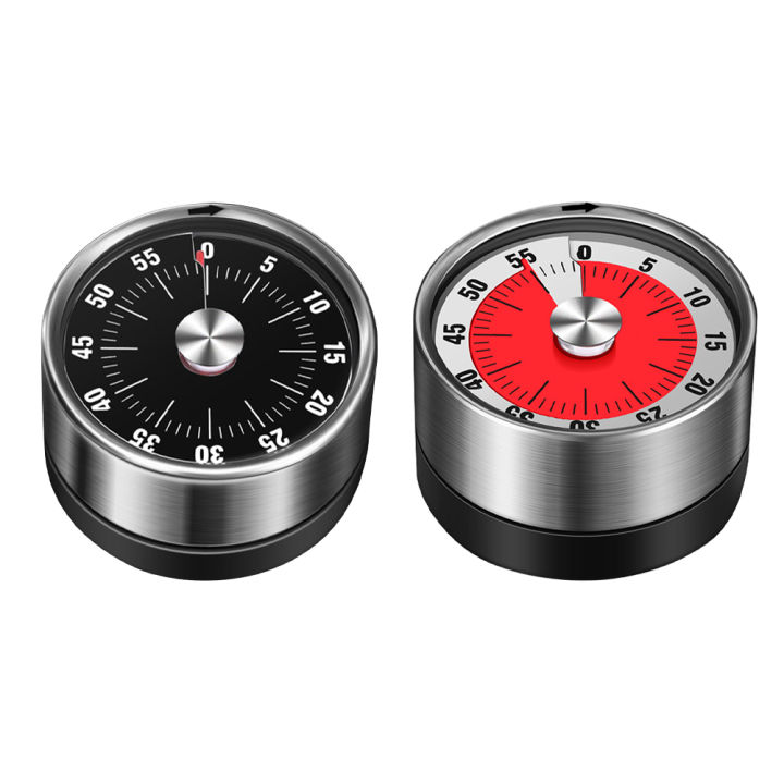 Mechanical Countdown Timers Magnetic Backing 60-Minute Visual Stopwatch ...