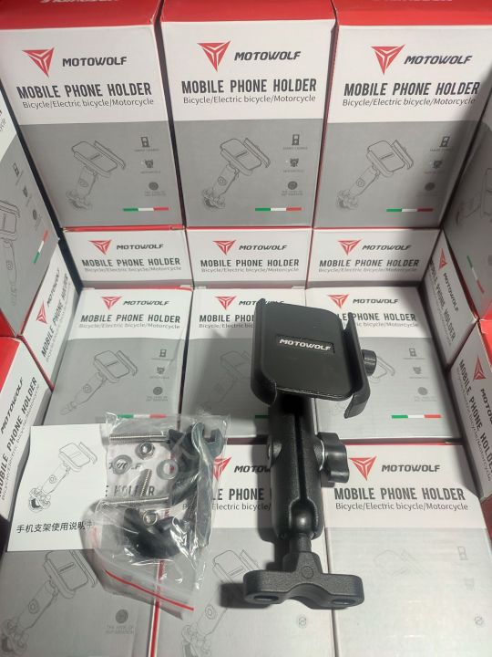 Motowolf Cp Holder Heavy Duty Clamp Type | Lazada PH