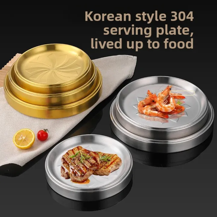 Double Layer Stainless Steel 304 Overlapping Dish Plate for Hot Pot ...
