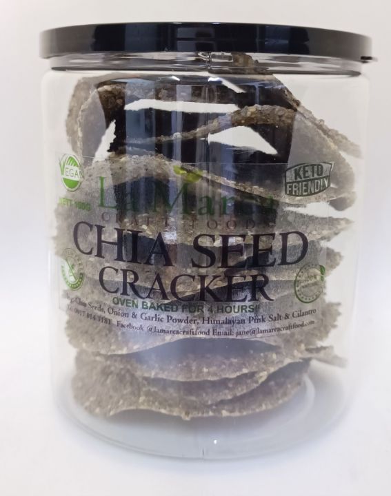 La Marca Craft Foods - Chia Seeds Crackers. savory and no added sugar ...
