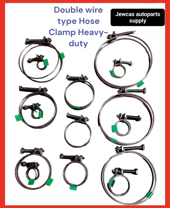 Double wire Type Hose Clamp Heavy-duty (price is for 1pc) | Lazada PH