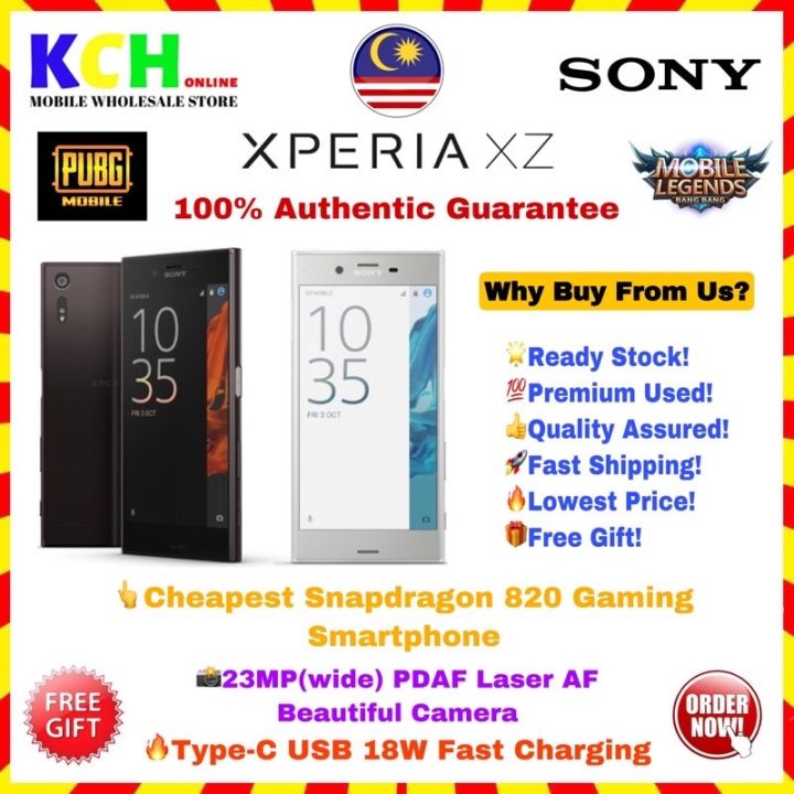 🌈Sony Xperia XZ 5.2Inch FHD IPS Display 3+32GB Android 8.0 23MP+13MP ...