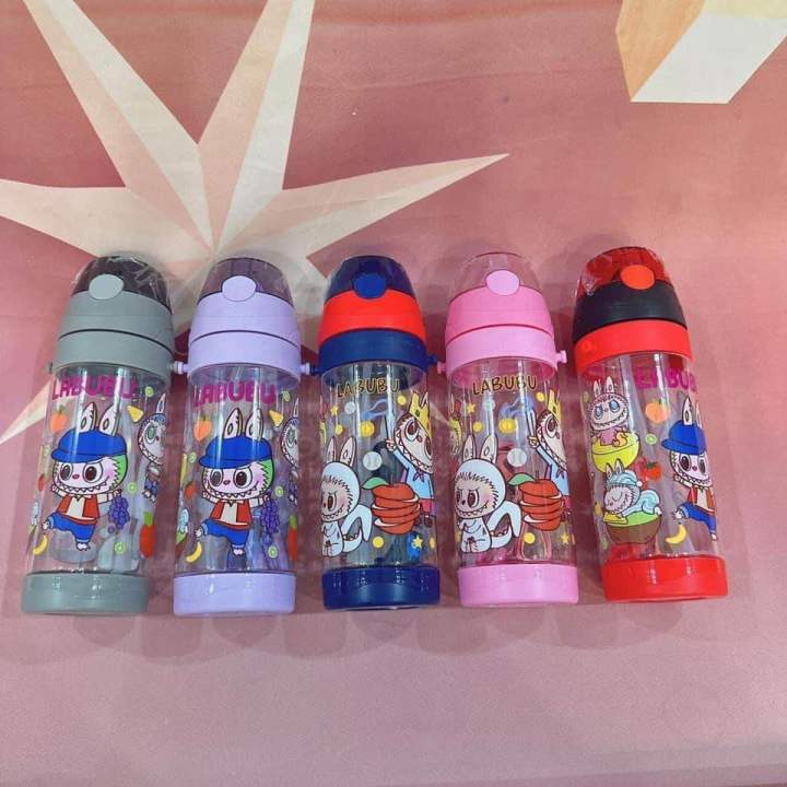 Labubu Character Tumbler for Kids with Sling Material: Plastic | Lazada PH