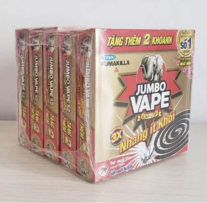 Combo 5 Hộp Nhang Muỗi Cao Cấp JUMBO VAPE (50 Khoanh) | Lazada.vn