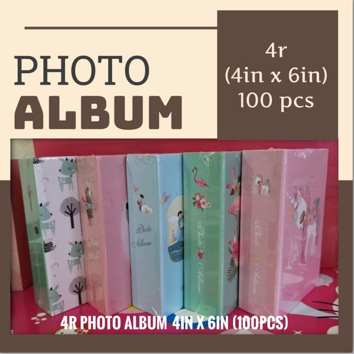 photo album 4r (4in x 6in) 100pcs | 1 pcs/pages | album gambar ...