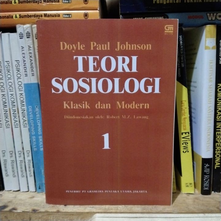 Buku Teori Sosiologi: Klasik dan Modern jilid 1 | Lazada Indonesia