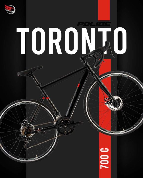 Sepeda Balap 700c Roadbike Element Police Toronto 2x9 Speed Cakram ...