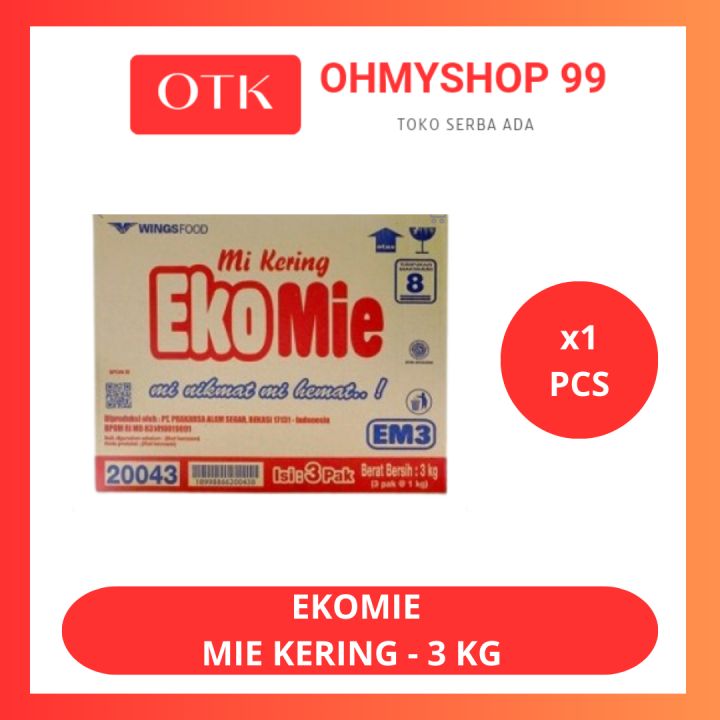 Eko Mie Mie Kering 3 kg | Lazada Indonesia