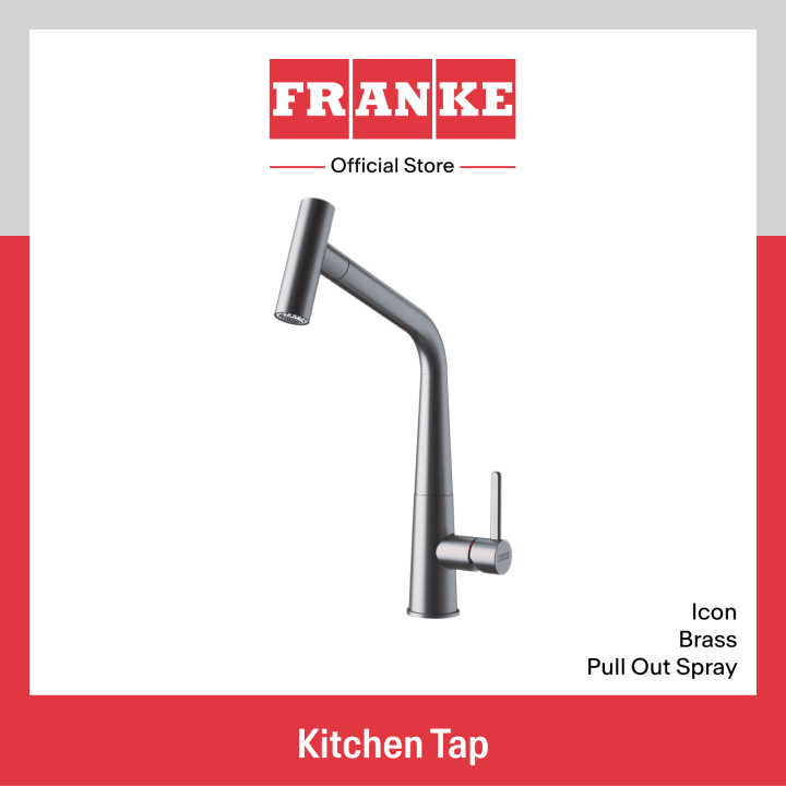 Franke Icon KitchenTap - Pull-Out Spray Faucet, Contemporary Design ...