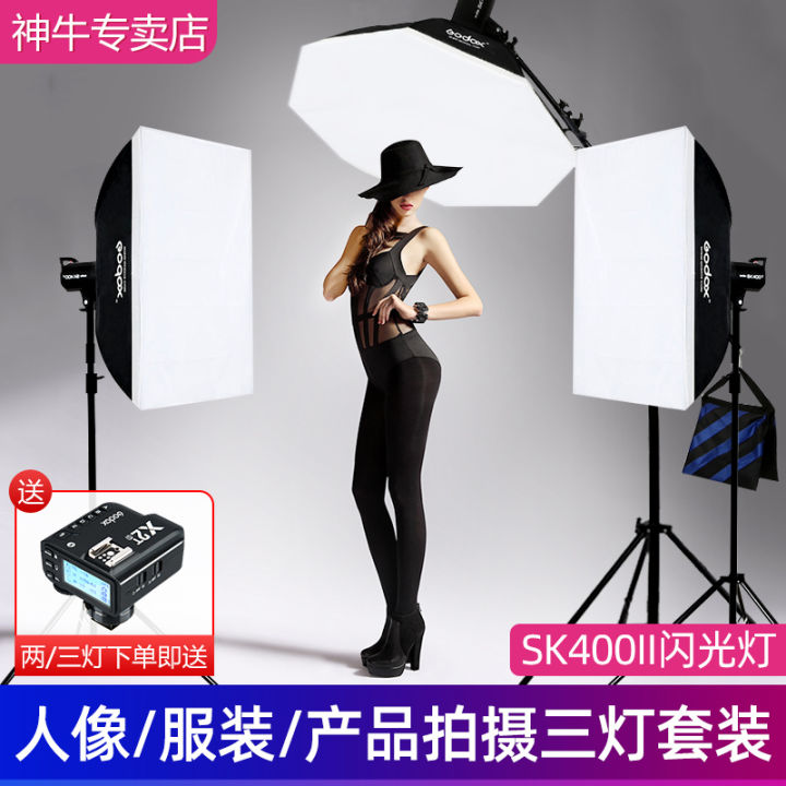 Godox Professional Photography Lighting Kit with Softbox Studio Flash ...