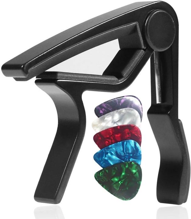 Quick Change Clamp Key Acoustic Classic Guitar Capo Aluminum Alloy ...