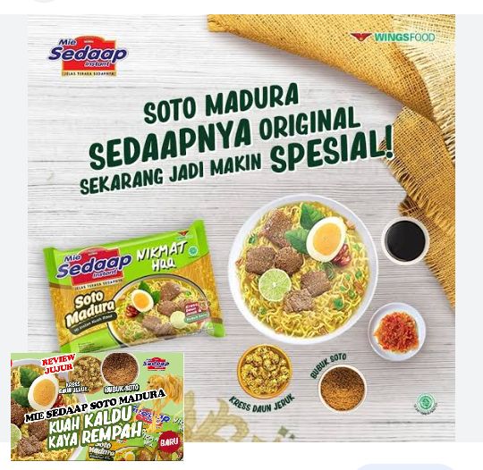 MIE SEDAP (rasa soto madura) | Lazada Indonesia