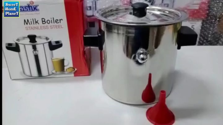 Milk Boiler Stainless Steel Premium Milk Pot 1L 1.5L 2L Milk Cooker ...