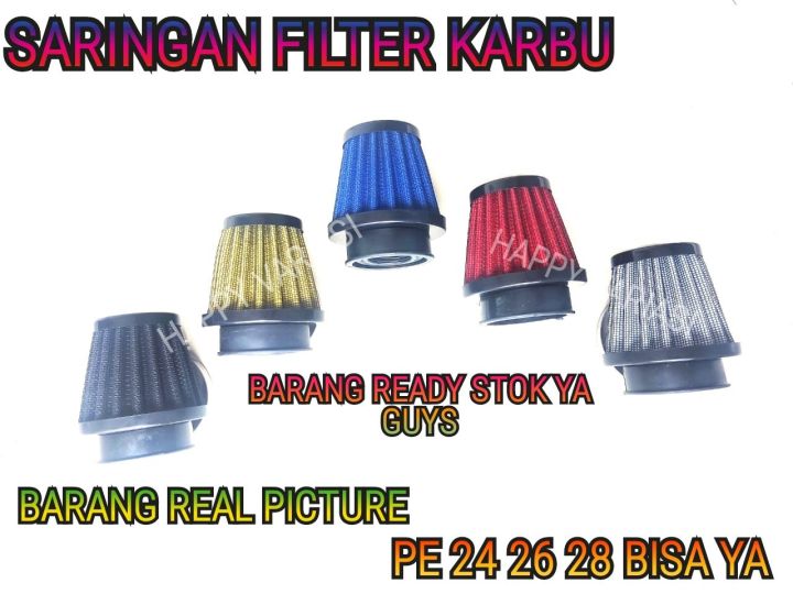 Filter Karbu Karburator Saringan Udara Motor Variasi Pe 24 26 28 ...