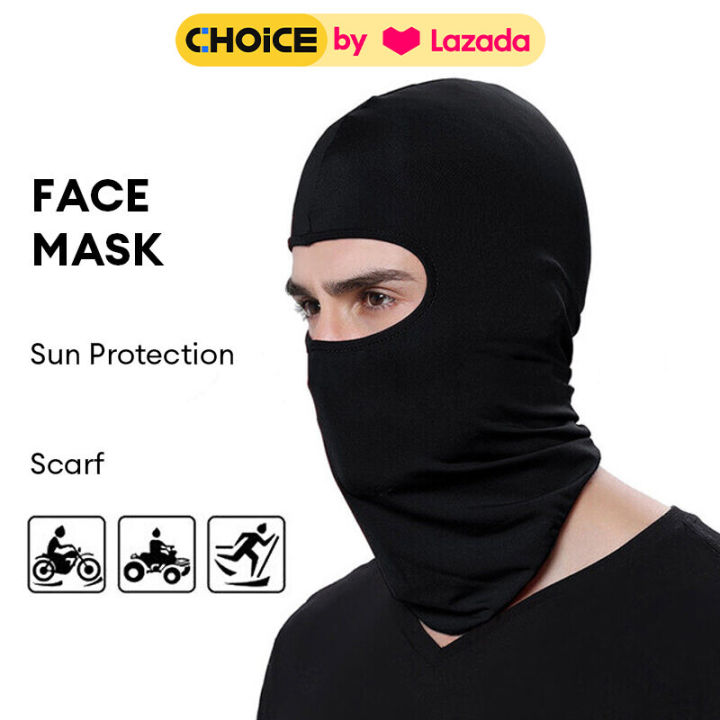 bike parts and accessories Riding Bike Mask Full Face Sunscreen Summer ...