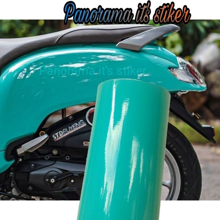 STIKER SKOTLET HIJAU TOSCA GLOSSY STICKER SEKOTLET MOTOR TOSCA GLOS ...