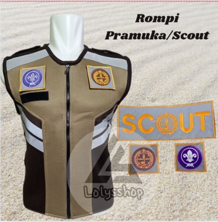 ROMPI PRAMUKA /SCOUT WARNA COKLAT BAHAN JALAMESS | Lazada Indonesia