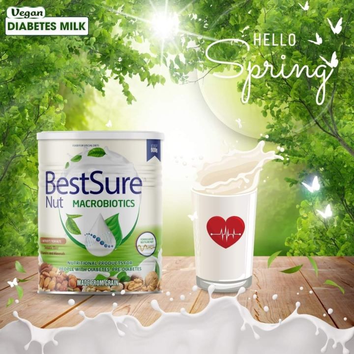 Best Sure Nut Pure Vegan Diabetic Milk - Blood Sugar Control Solution ...